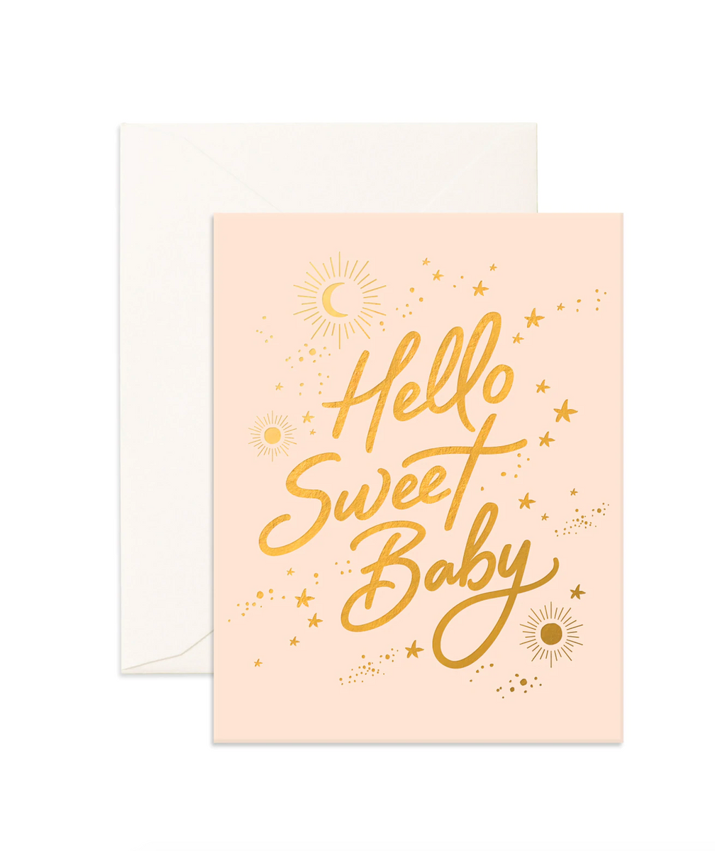 Hello Sweet Baby Greeting Card – Chalk + Co