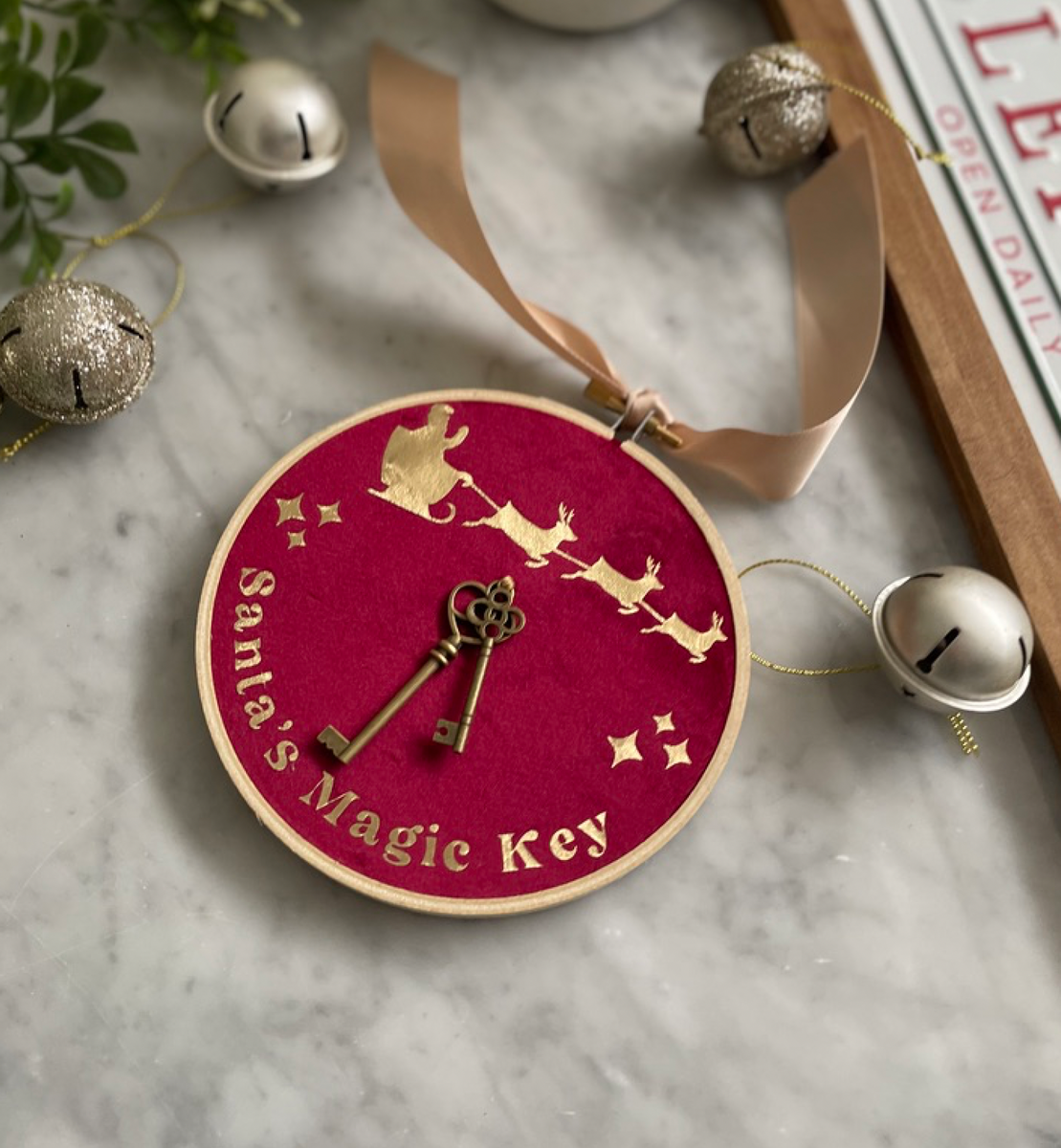 Santa Magical Key Hoop – Chalk + Co