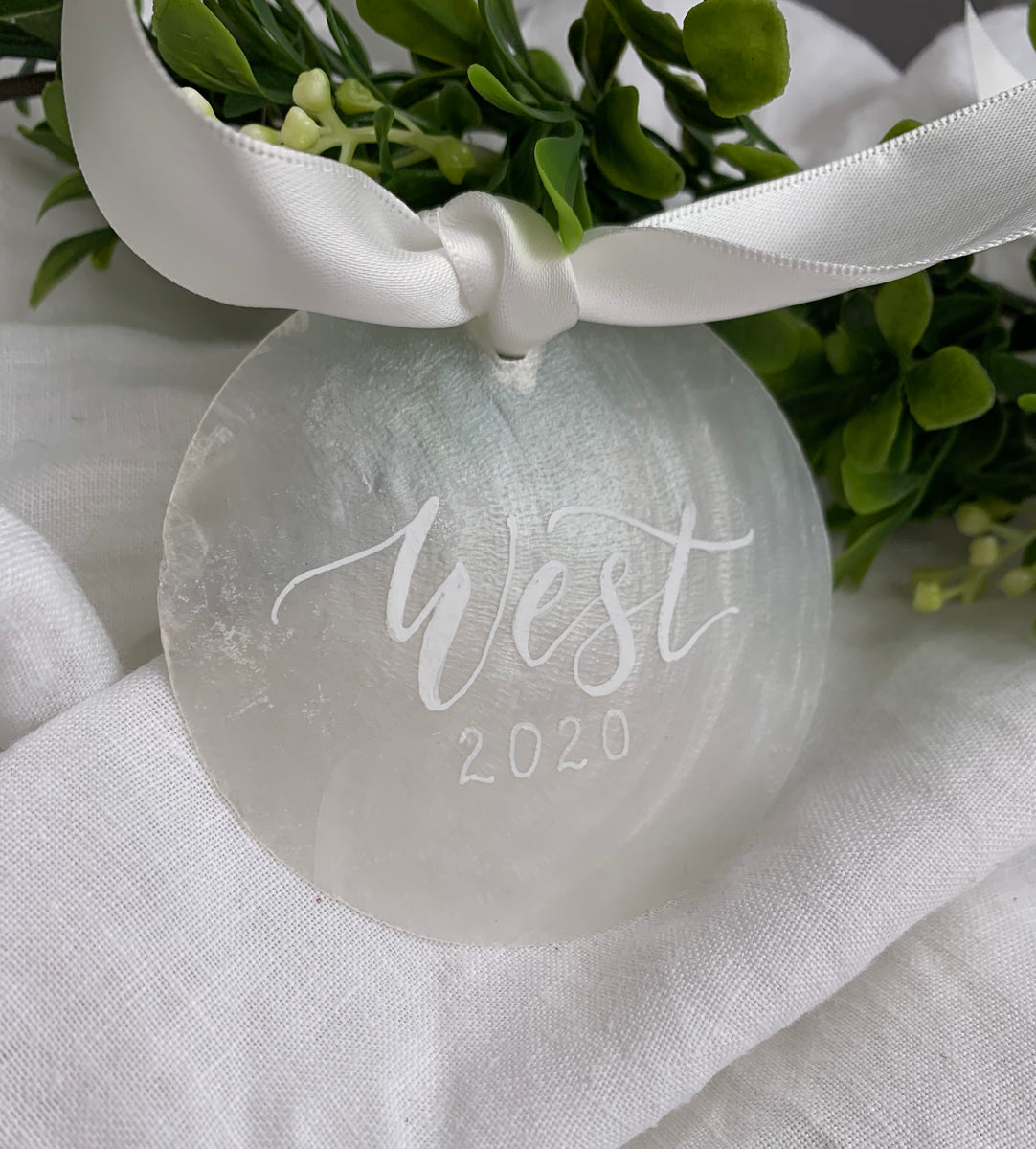 Capiz shell ornaments – Chalk + Co